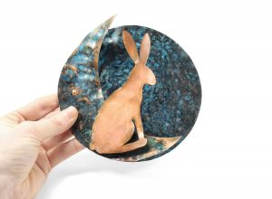 Moon Bun Copper Metal Art Wall Hanging – VIRTUALDISTORTION